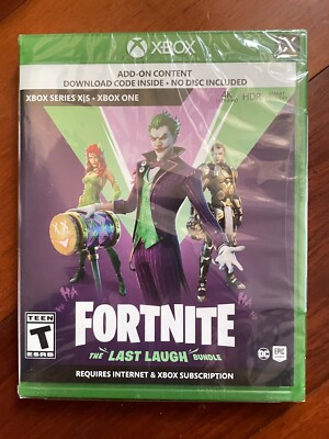 NEW SEALED Fortnite: The Last Laugh Bundle - Xbox Series X, Xbox One ...