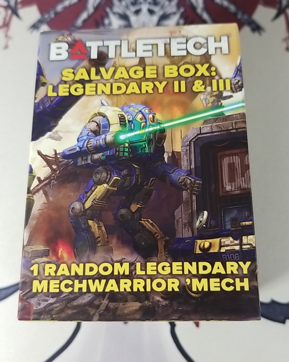 BATTLETECH Mercenaries Kickstarter LEGENDARY II & III SALVAGE BOX NIB ...