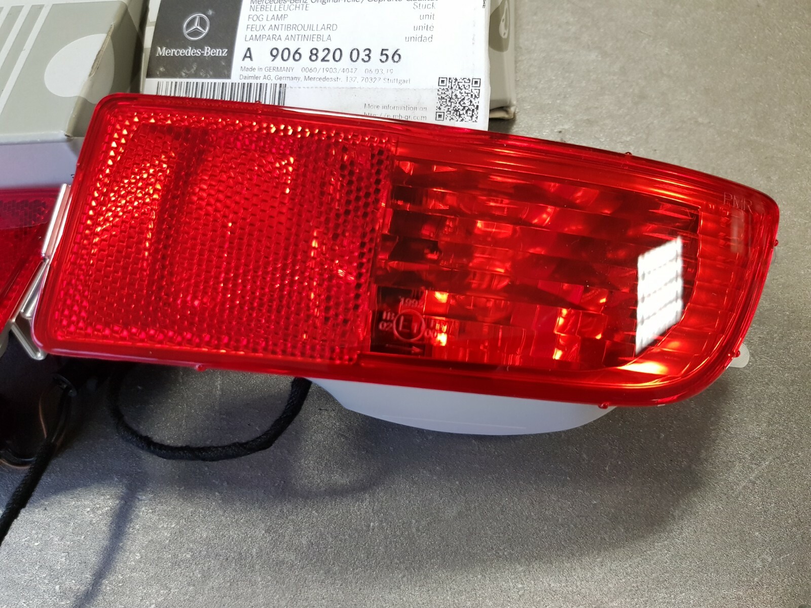Mercedes Sprinter W906 06-15 Rear Bumper Fog Lamp LH RH A9068200256 ...