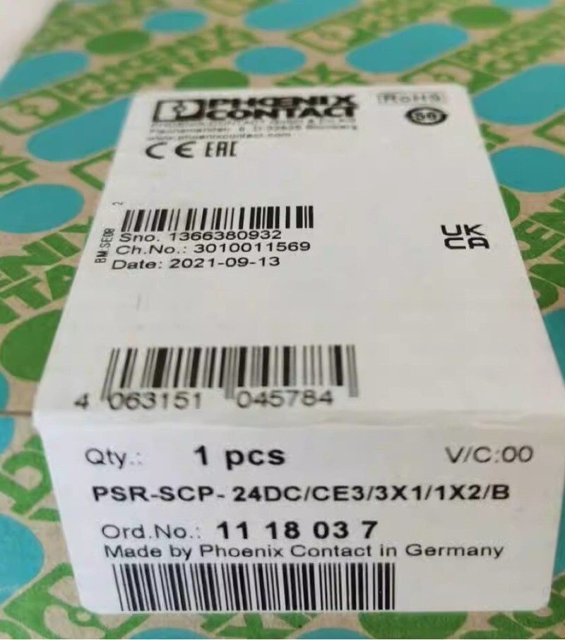 1pcs PHOENIX CONTACT 1118037 Module PSR-SCP -24DC/CE3/3X1/1X2/B | eBay