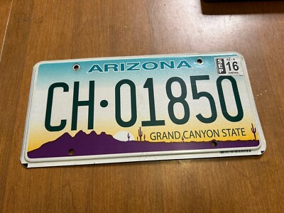 arizona license plate Grand Canyon State 2016 | eBay