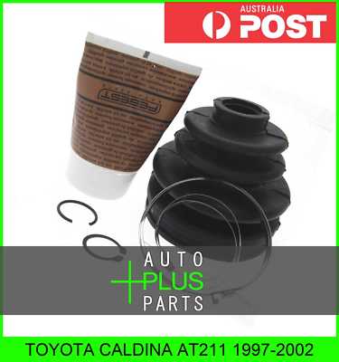 Fits TOYOTA CALDINA AT211 Outer C.V. Joint Boot (79X97.5X23.7) Kit ...