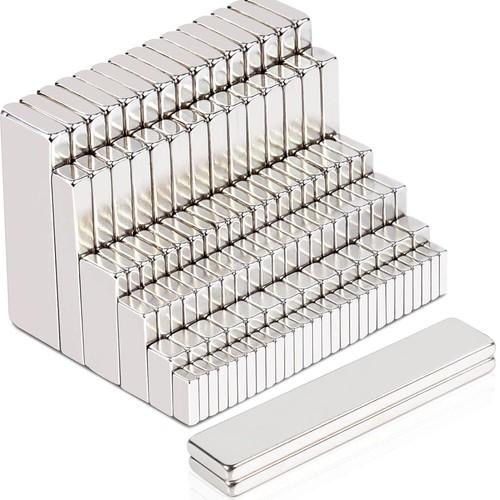 Neodymium Bar Block Magnet Strip Magnet Rare Earth, 1/5/10/25/50/100pcs ...