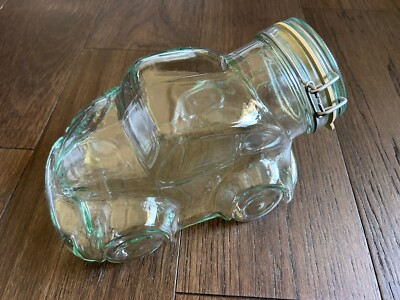 Vintage Hermetic Glass Volkswagen VW Beetle Cookie Jar Candy Canister ...