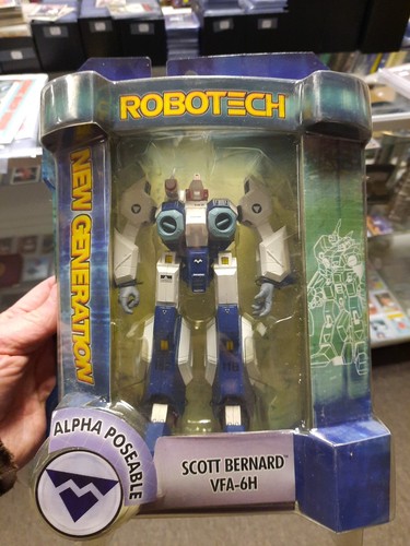 Robotech New Generation Figure VFA-6H Scott Bernard 2003 Toynami MOC ...
