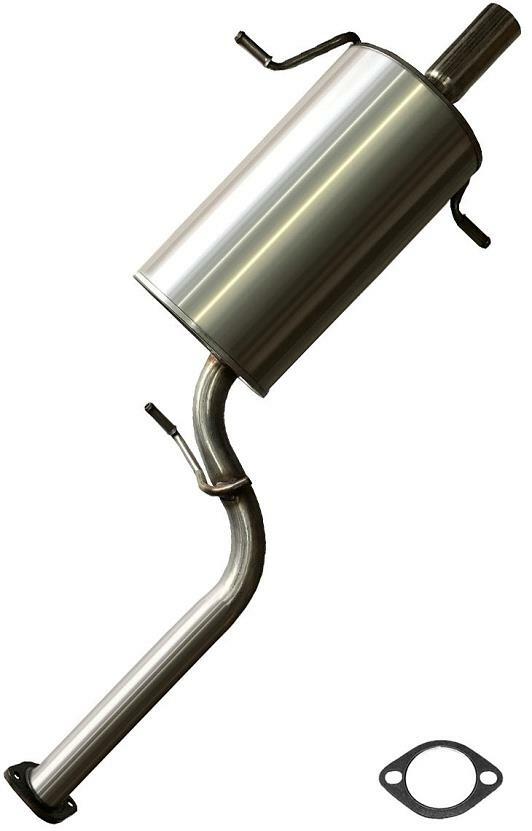 Stainless Steel cat back resonator muffler kit fits: 02-05 Subaru ...