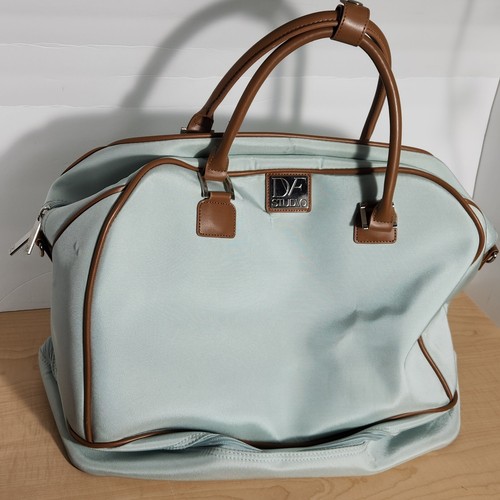 DVF Studio Luggage Weekender Bag Overnight Diane Von Furstenberg Mint ...