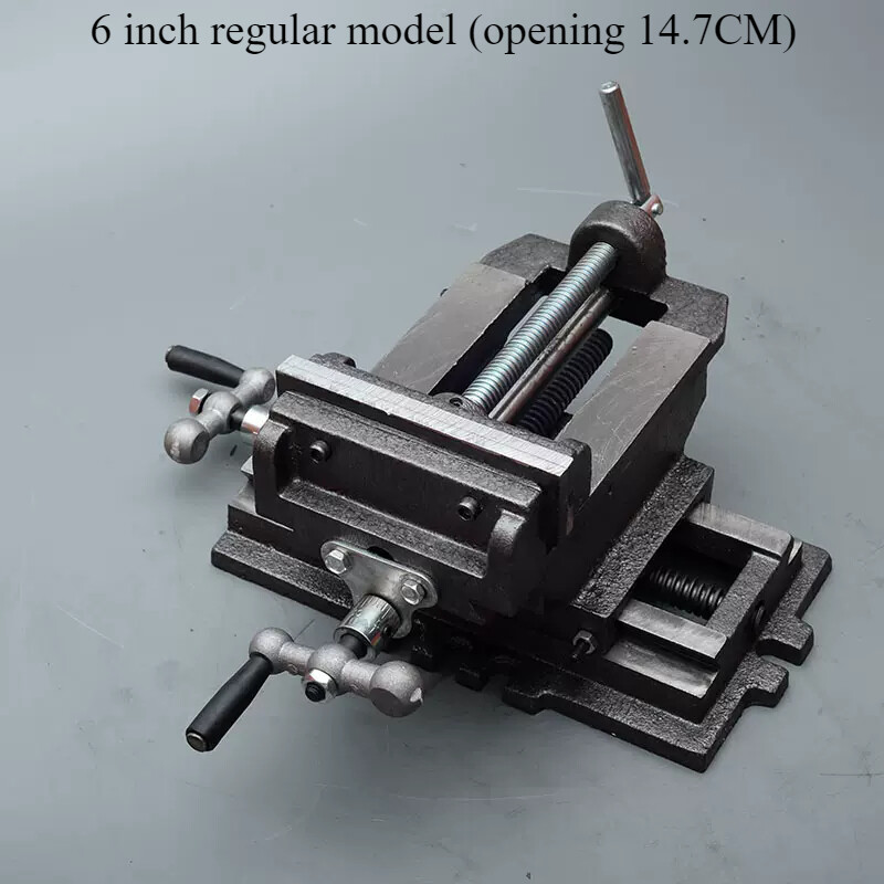 5" Cross Drill Press Vise Slide Metal Milling 2 Way X-Y Clamp Machine ...