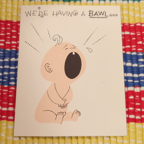 Vintage New Baby announcement card set | eBay