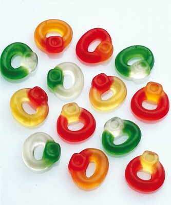 Haribo Friendship Rings Fruit Flavoured Gummy Sweets Full Bulk Bag 3kg ...