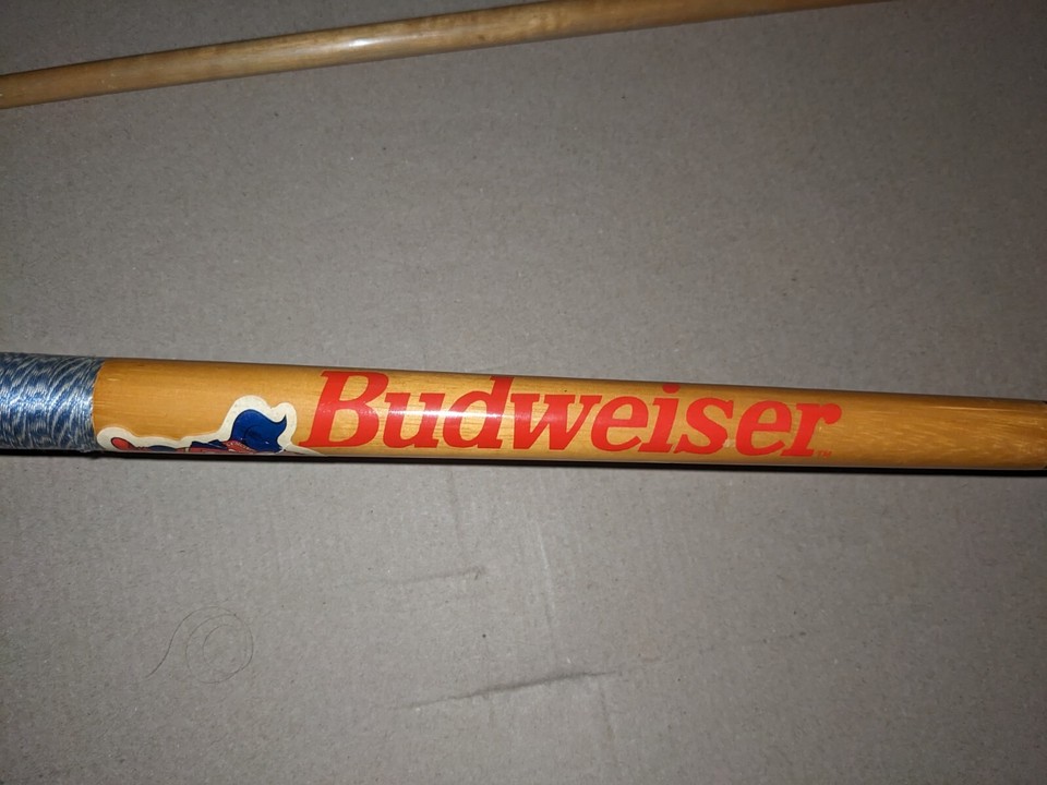 Vintage Budweiser Billiards Cue Pool Stick 2 Piece 58" 20oz | eBay
