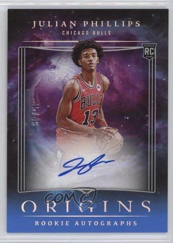 2023-24 Panini Origins Blue /49 Julian Phillips #RA-JPC Rookie Auto RC ...