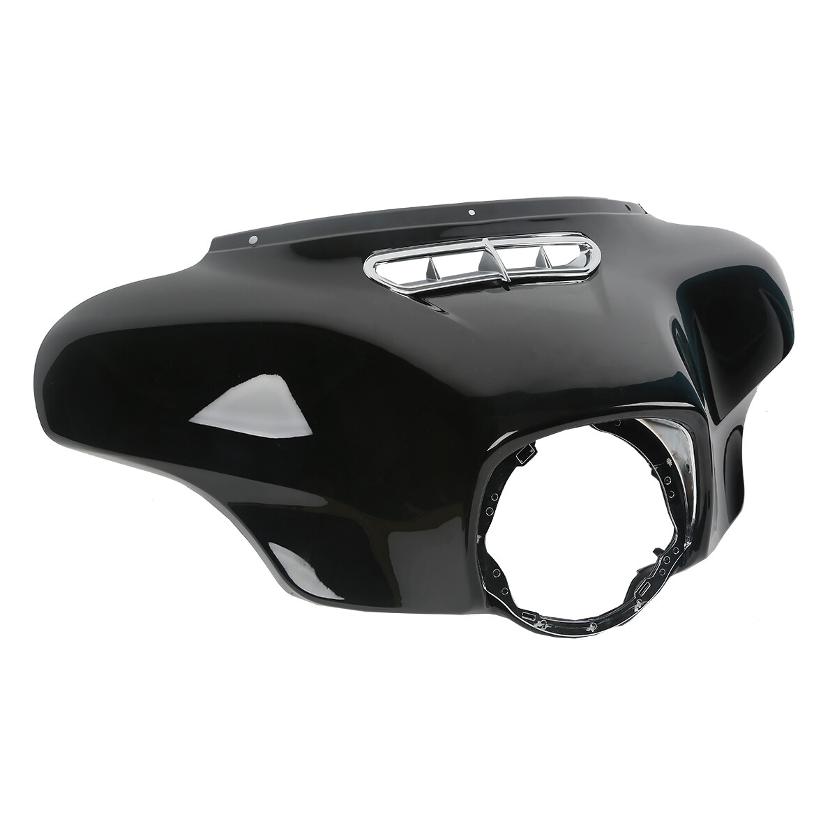 Vivid Black Front Batwing Outer Fairing For Harley Davidson Touring ...