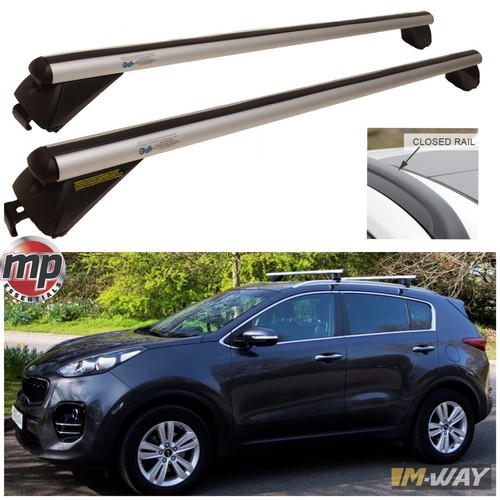 Maypole 1.2m 90kg Locking Aluminum Car Roof Bars Cross for Profile ...