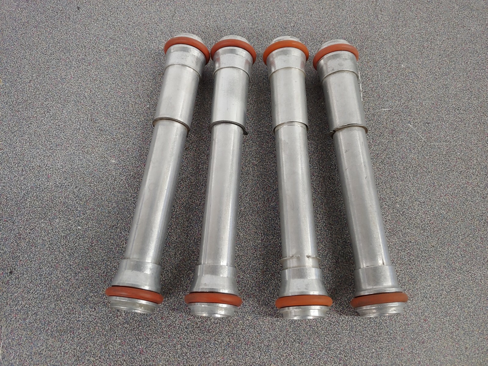 4 VERY NICE USED ALUMINUM 2 PC PORSCHE 911 930 964 993 914-6 OIL RETURN ...