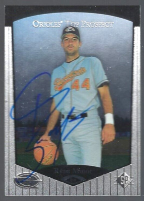 Ryan Minor 1998 SP Top Prospects Baseball IP autograph signed #25 card ...