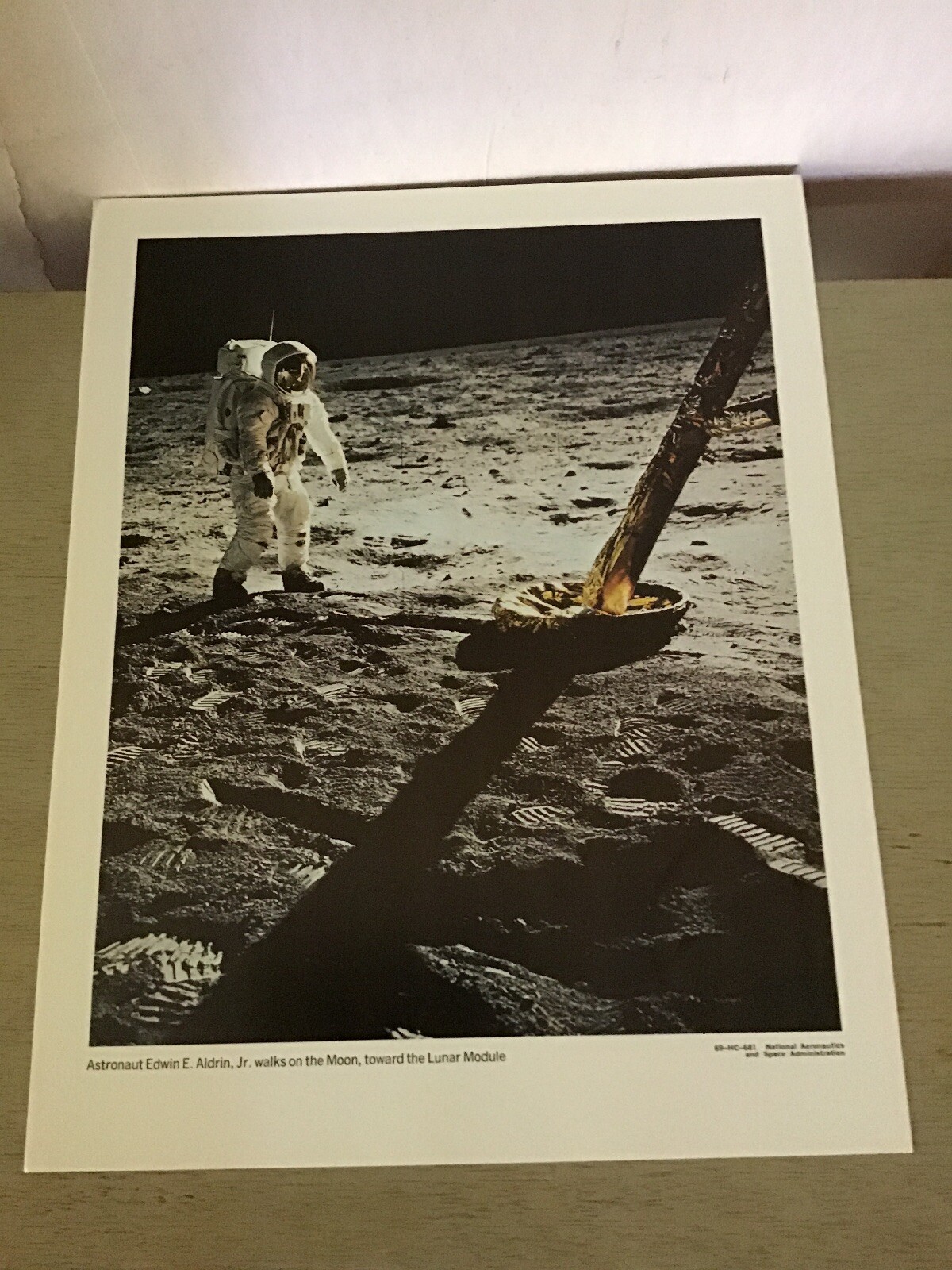NASA Print Of Photo (11 “ X 14”), 1969: Astronaut Edwin E. Aldrin, Jr ...