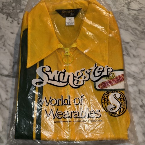 Vtg 70s Swingster Dekalb Seed Corn Farming Advertising Windbreaker ...