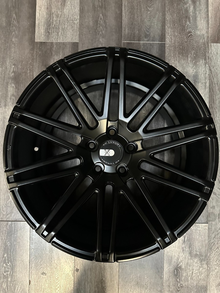Xo Milan Matte Black Concave Wheels