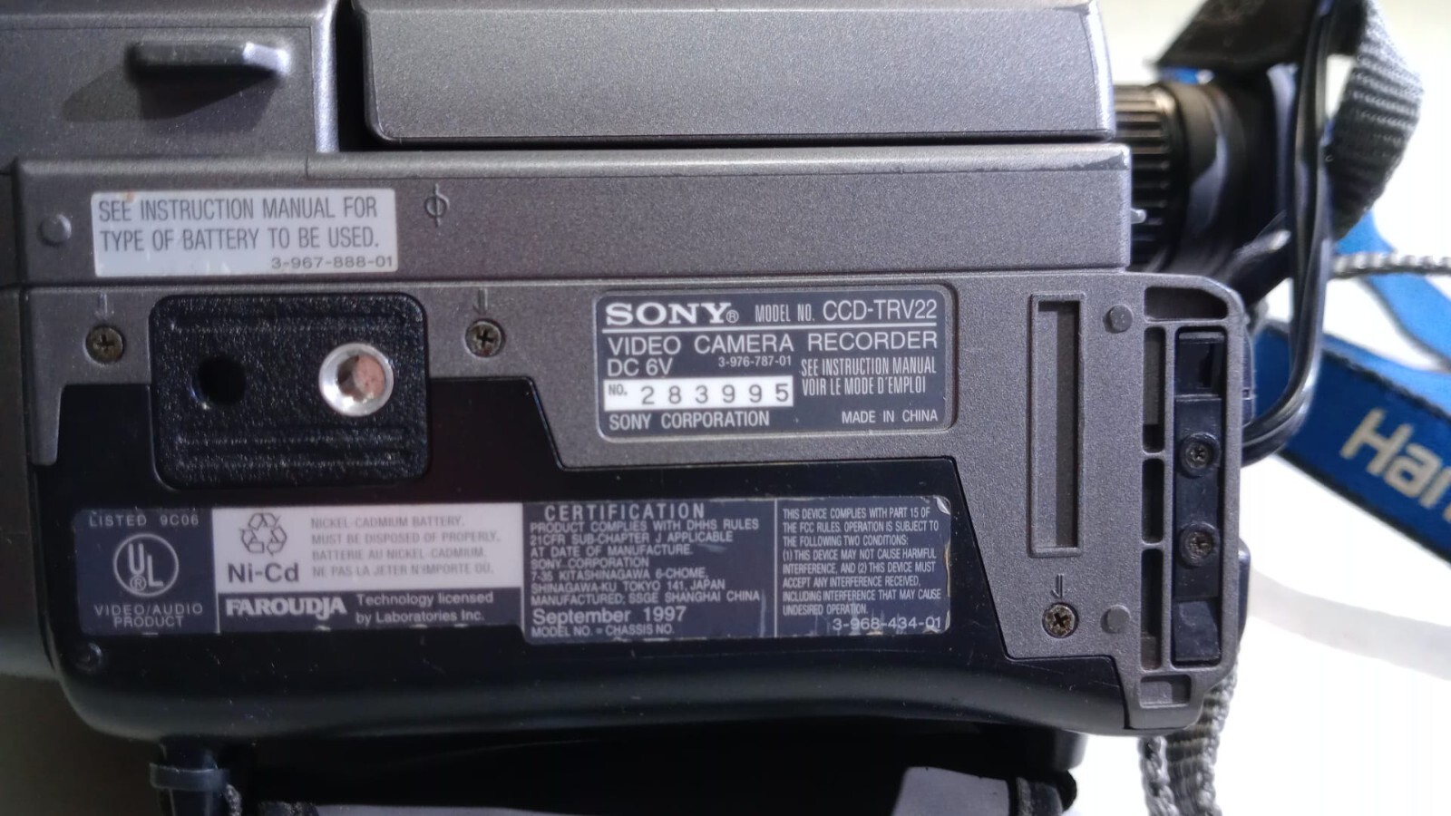 Sony Handycam CCD-TRV22 8mm Video8 Camcorder - As Is For Parts Or Repair | eBay