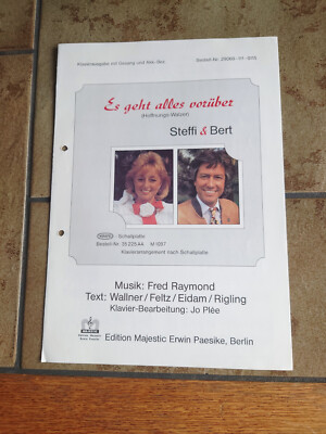 Notenblatt / Einzelausgabe * Es geht alles vorüber | eBay.de