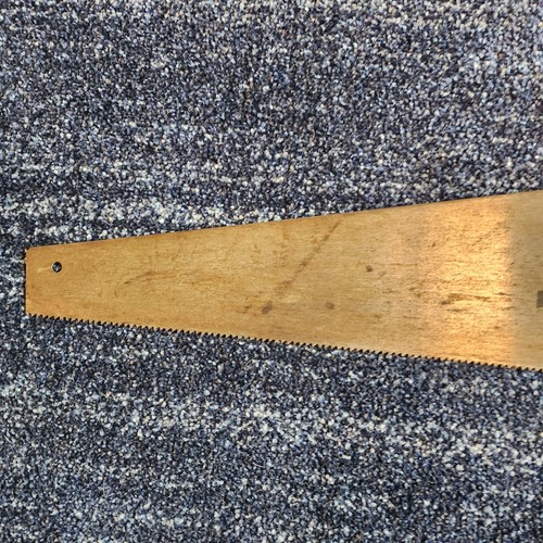 Vintage Disston D-23 Hand Saw with 26” Blade Wood Handle Wheat Pattern ...