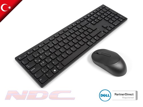 NEW Dell KM5221W Black TURKISH Pro Wireless Keyboard & Mouse Combo | eBay
