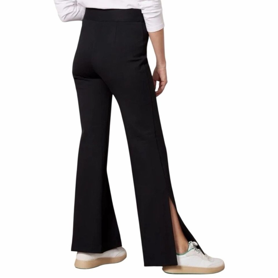 Spanx The Perfect Pant Double Split Hem Wide Leg - 20543R - Black Size ...