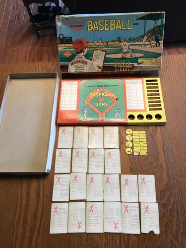 Vintage Manage Your Own BASEBALL Team Warren Built-Rite #882 c1960s | eBay