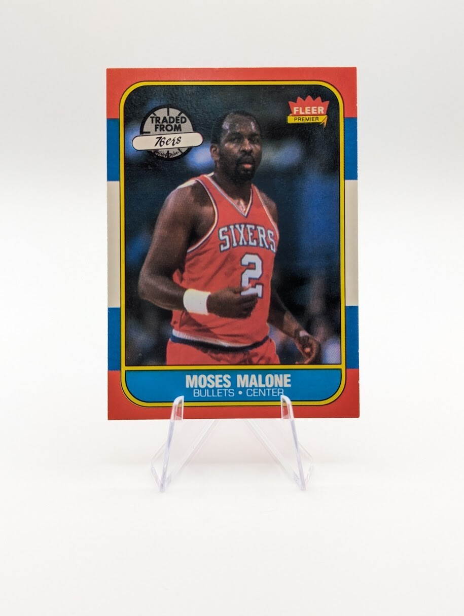 Moses Malone 1986-87 Fleer #69 Bullets | eBay