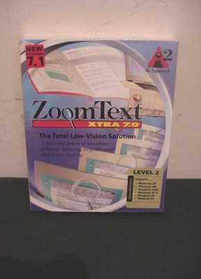 ZoomText MAGNIFIER / SCREEN READER Ver 7.10 Ai Squared Zoom Text ...