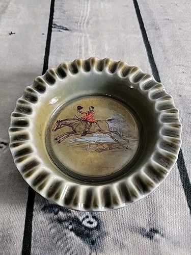 Vintage Wade Irish Porcelain Fox Hunt Ashtray Made In Ireland 1950s | eBay