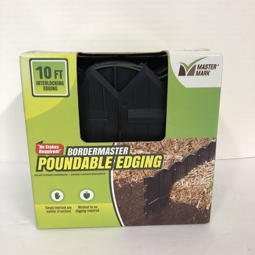 Border Master Poundable Edging Plastic Interlocking Sections 10 Ft | eBay