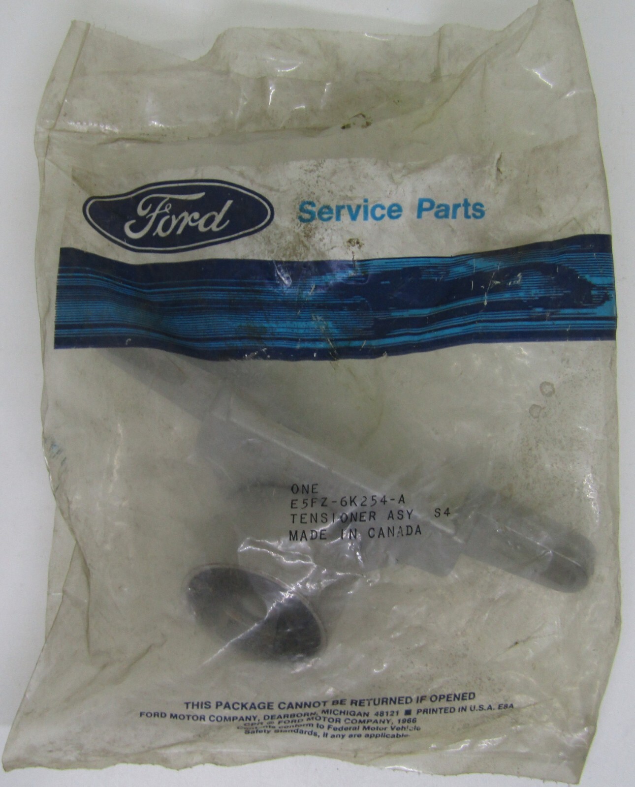 NEW FORD MOTOR COMPANY GENUINE OEM TENSIONER ASSEMBLY PART NO. E5FZ ...