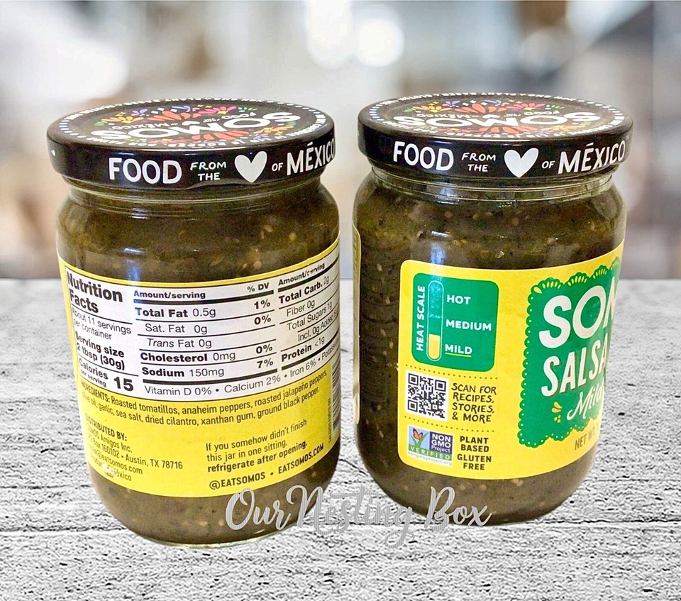 2 Somos Salsa Verde Mild Salsa 12oz Each | eBay