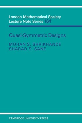 Quasi-Symmetric Designs by Mohan S. Shrikhande (English) Paperback Book ...