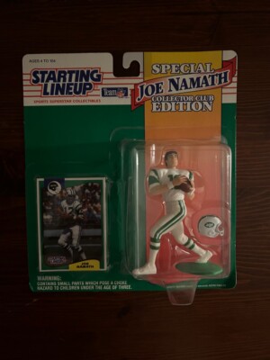 Joe Namath NY Jets Starting Lineup SLU Special Collectors Club Edition ...