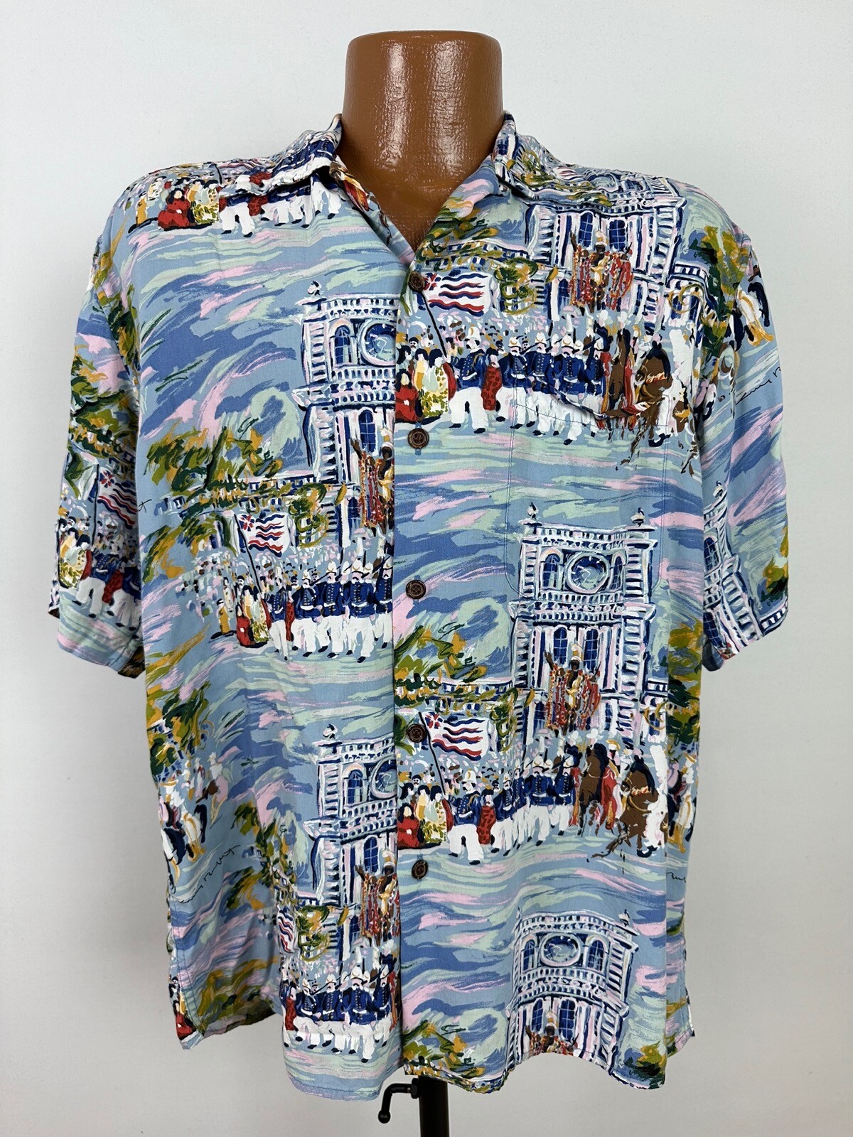 Reyn Spooner Guy Buffet Hawaiian Shirt Men S King Kamehameha ...