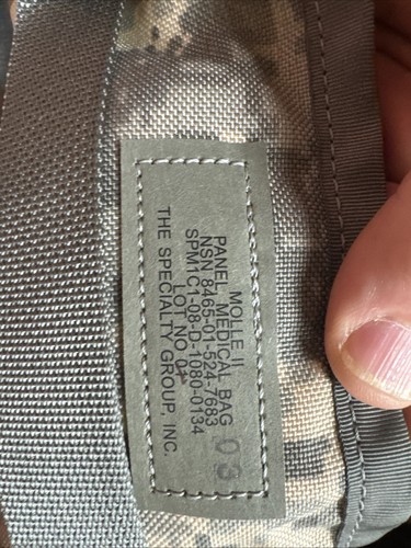 2x Molle Insert Panel - medical Acu Medic Bag | eBay