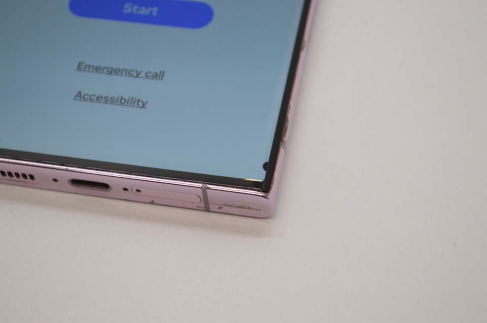 BROKEN Samsung Galaxy S23 Ultra SM-S918U1 256GB Lavender Unlocked #L340 ...