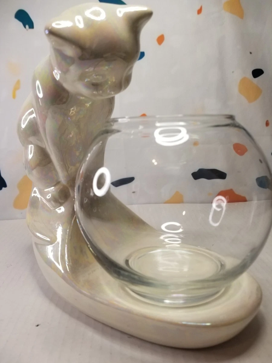 Haeger Fish Bowl With Cat How Much They Are