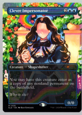 Clever Impersonator 1429 Borderless Non Foil Pick em & Stick em Secret ...