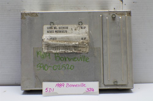 1988-1989 Pontiac Bonneville Engine Control Unit ECU 1228330 Module 24 ...