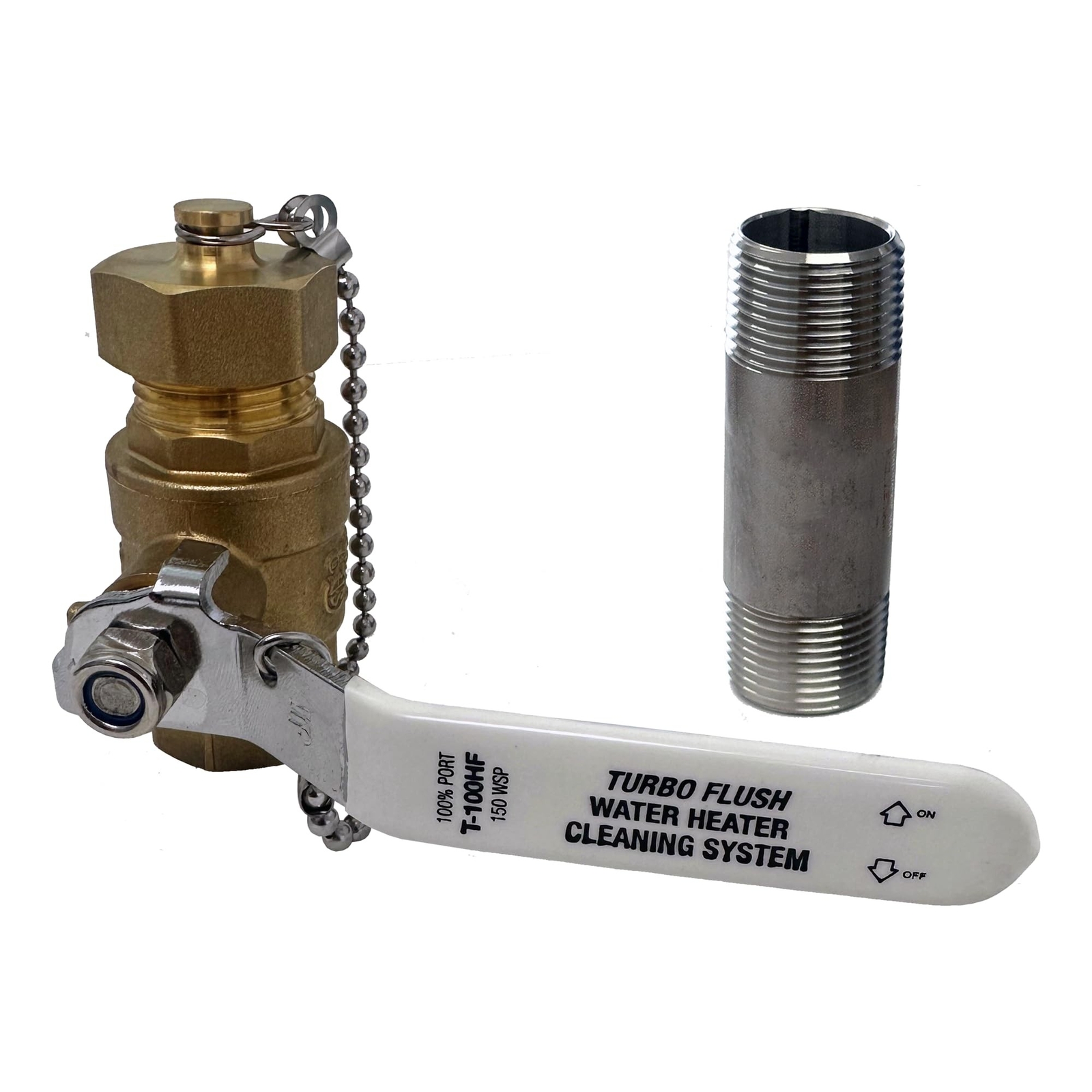 Water Connection SR121 Water Heater Flush/Drain Valve 3/4" Full Port ...