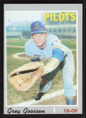 1970 TOPPS GREG GOOSSEN 271 VG BASEBALL SEATTLE PILOTS | eBay