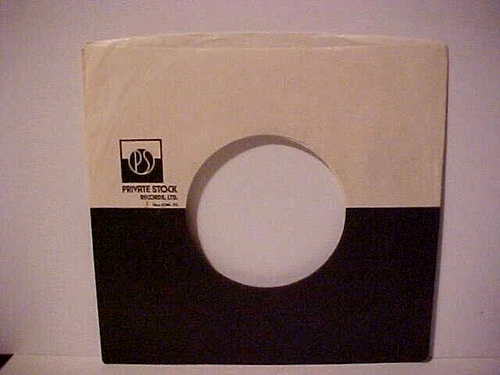 "PRIVATE STOCK" RECORDS SLEEVE VINTAGE 7 INCH 45 RPM RECORD SLEEVE | eBay