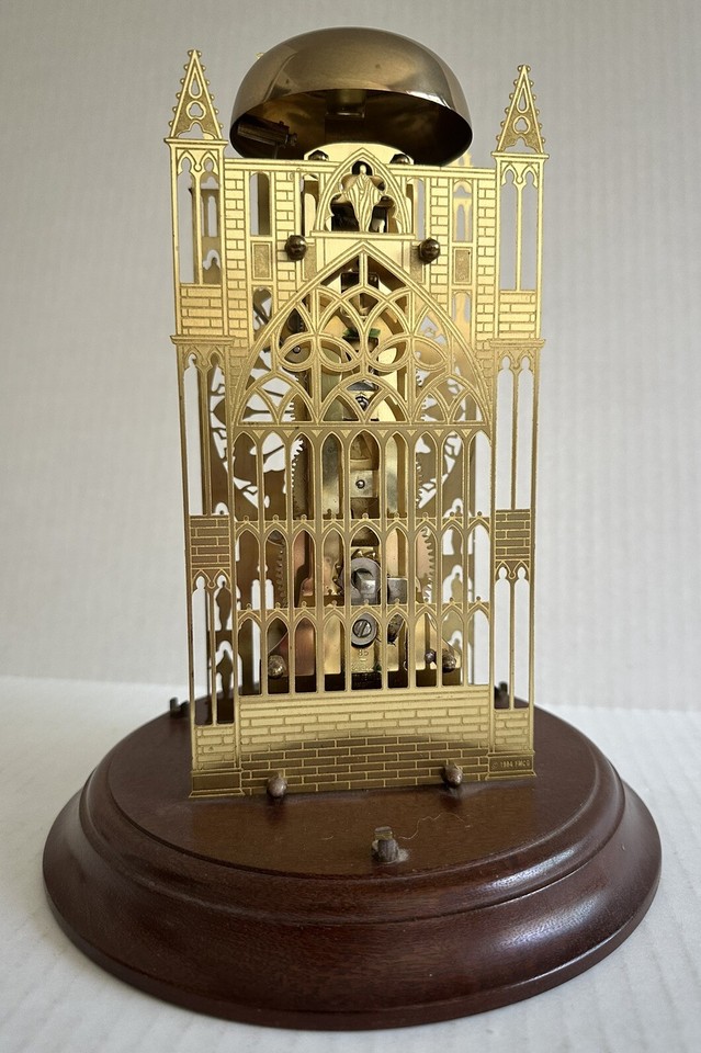 Antique York Minster Cathedral Clock w Dome Built by Daniel S ...