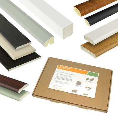uPVC Window Door Trim Sample Pack Architrave PVC Cloaking D Mould ...
