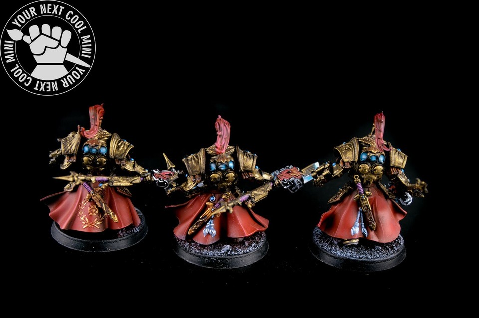 CUSTOM ORDER Warhammer 40k. Shield-Captain in Allarus Terminator Armour ...