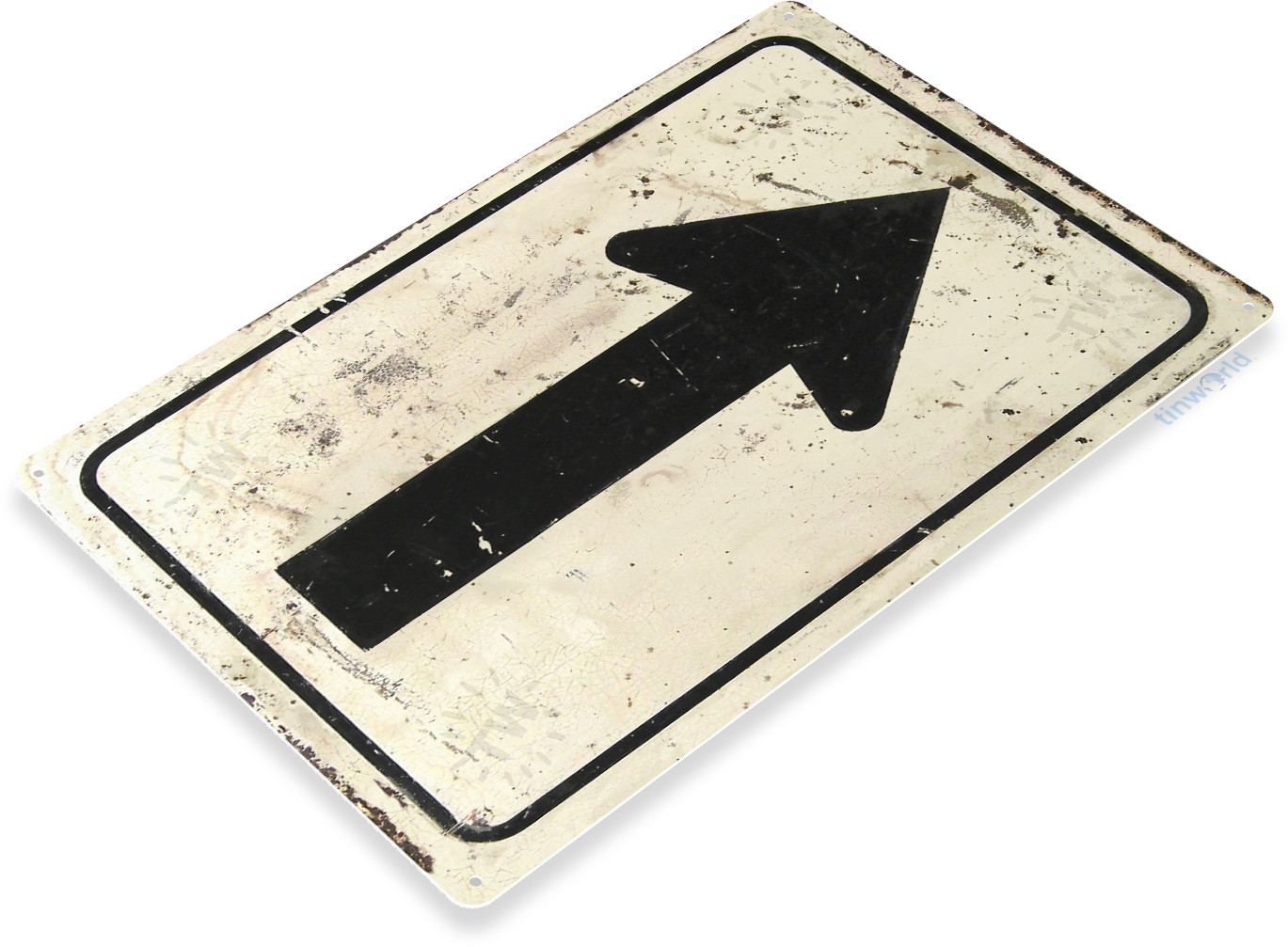 TIN SIGN Arrow Street Sign, Distressed, Garage, Shop, Cave, Metal Décor ...